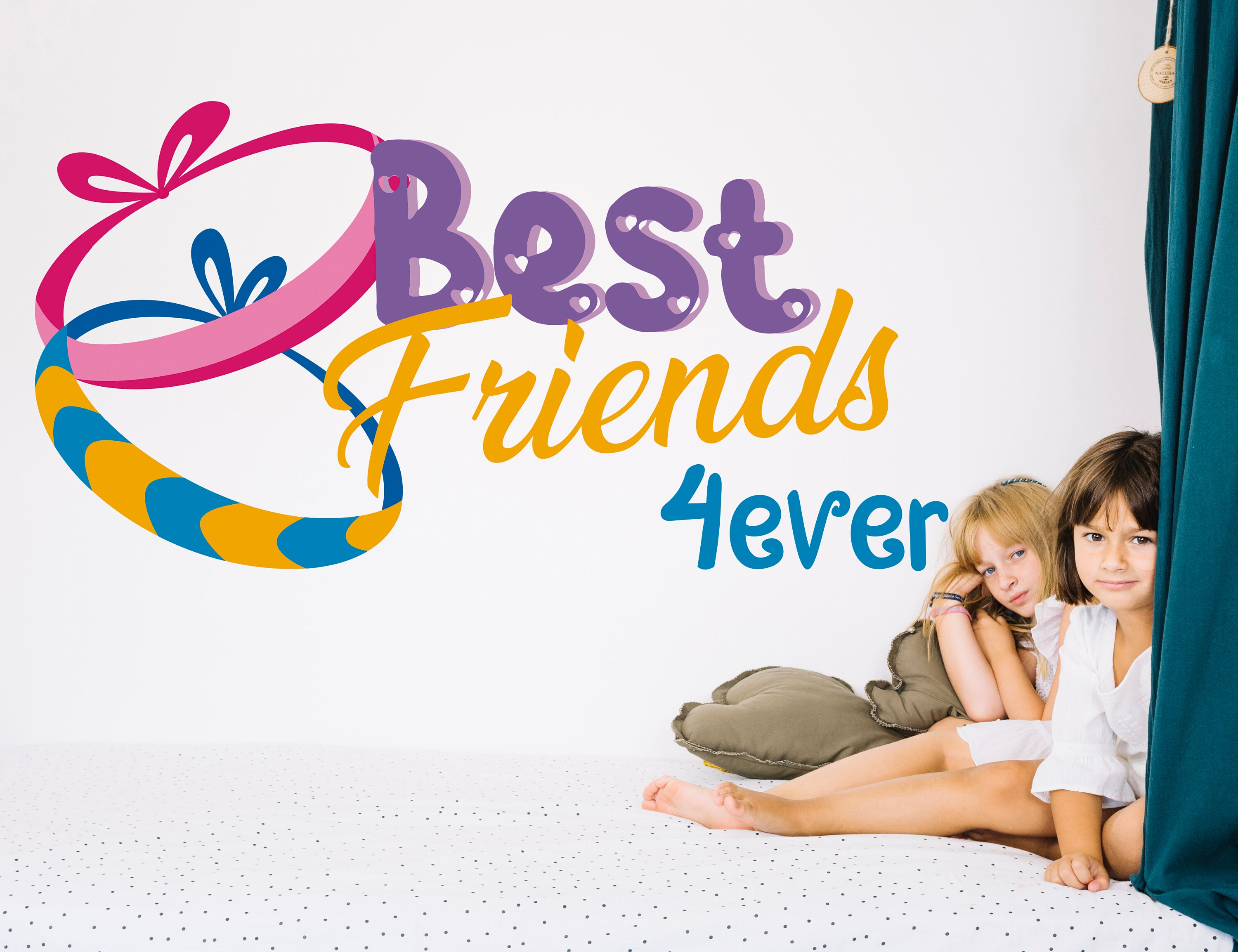 Best Freinds Ever Wall Decal Eternal Friendship Wall Art - Etsy UK