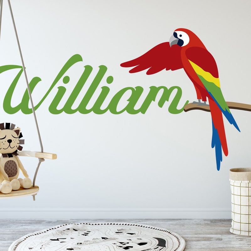 Parrot Decal - Etsy