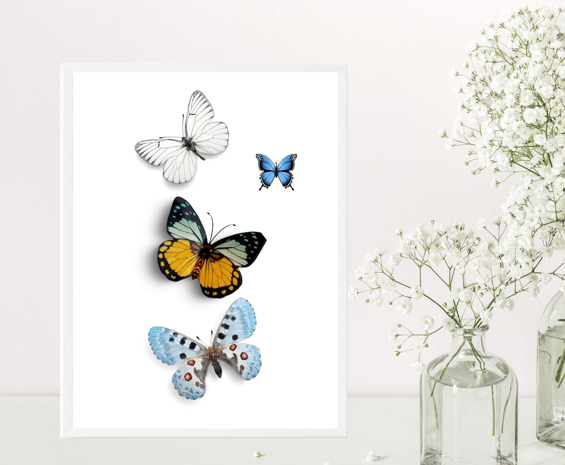 Printable Butterfly Art Butterfly Print Butterfly Wall Art - Etsy