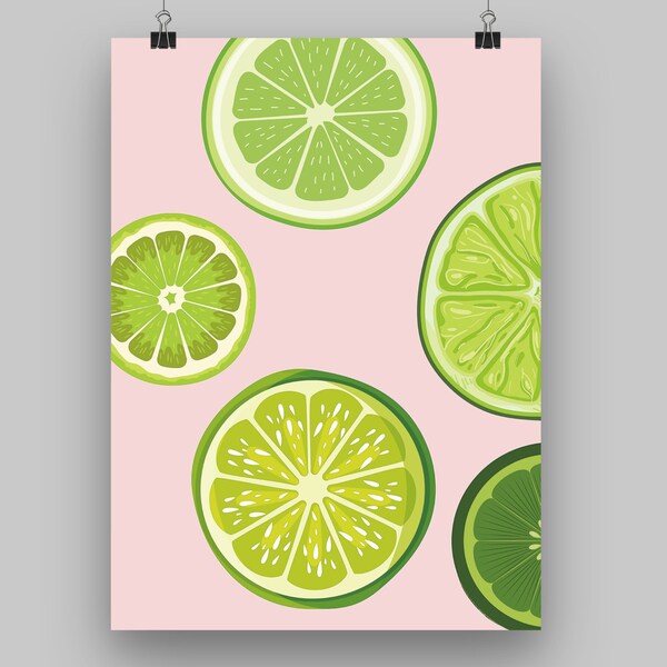 Citrus Print - Etsy