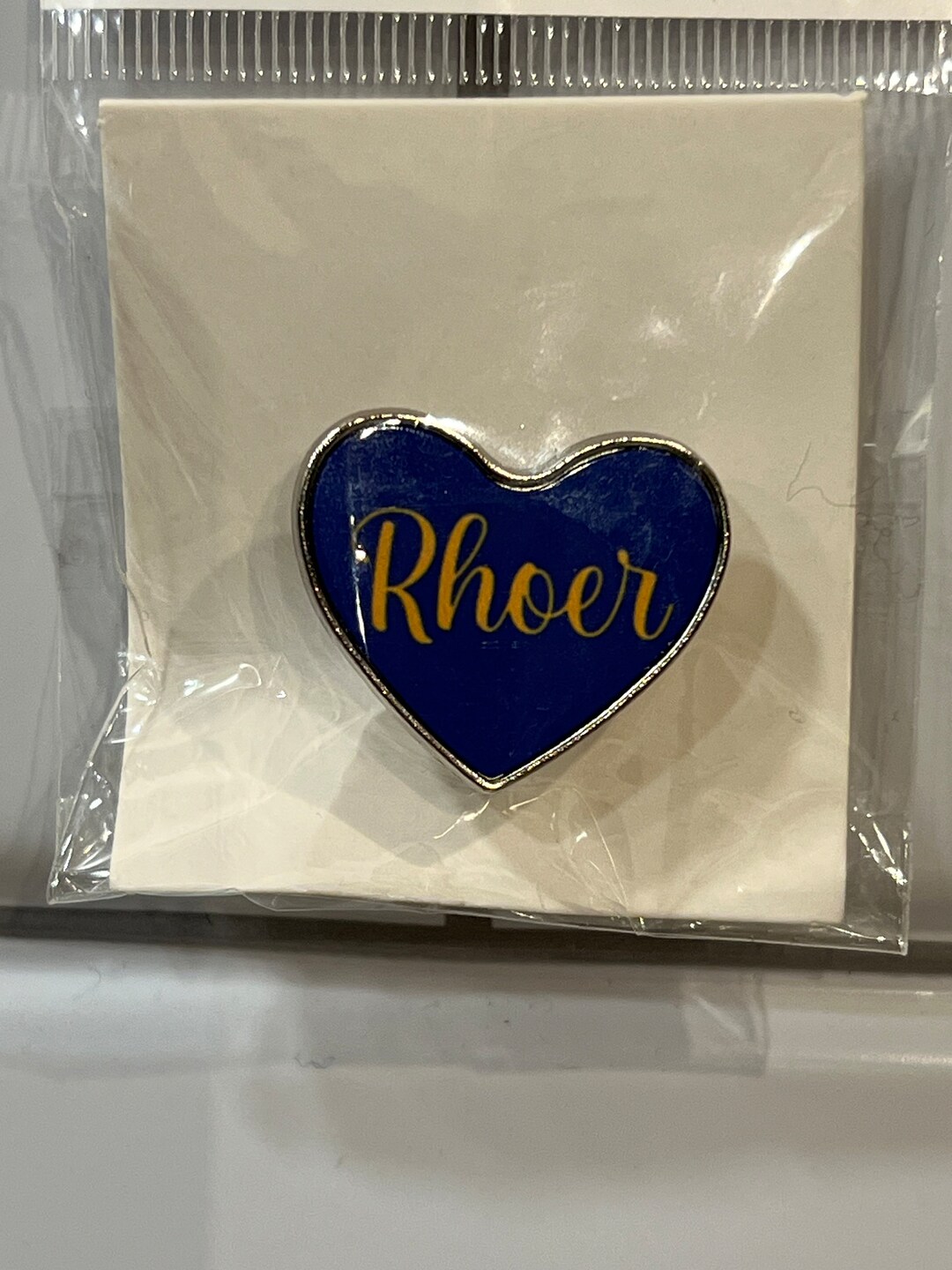 Rhoer Heart Pin - Etsy