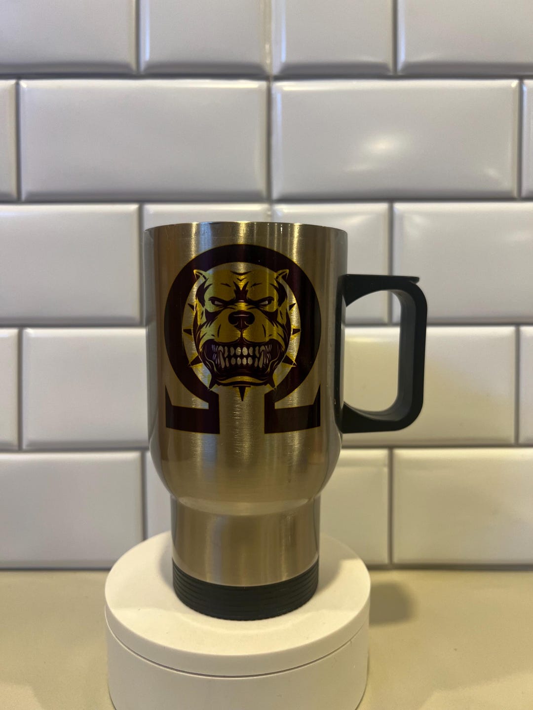 Omega Psi Phi Travel Coffee Mug - Etsy