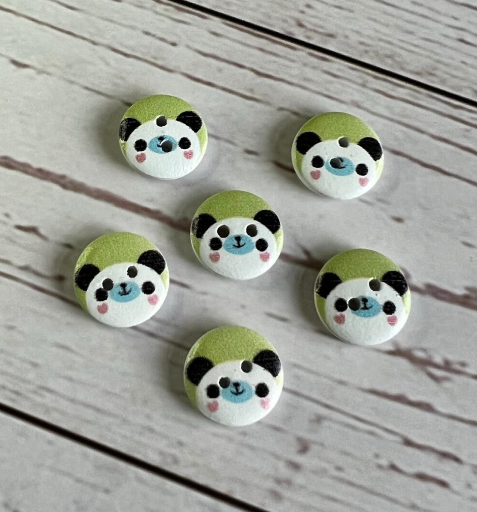 ANIMAL BUTTONS CUTIES, 15mm, Wood Button, Adorable Animal Buttons, Baby ...