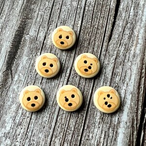 NATURAL WOOD ANIMAL Buttons 15mm Cute Buttons Baby Gift - Etsy