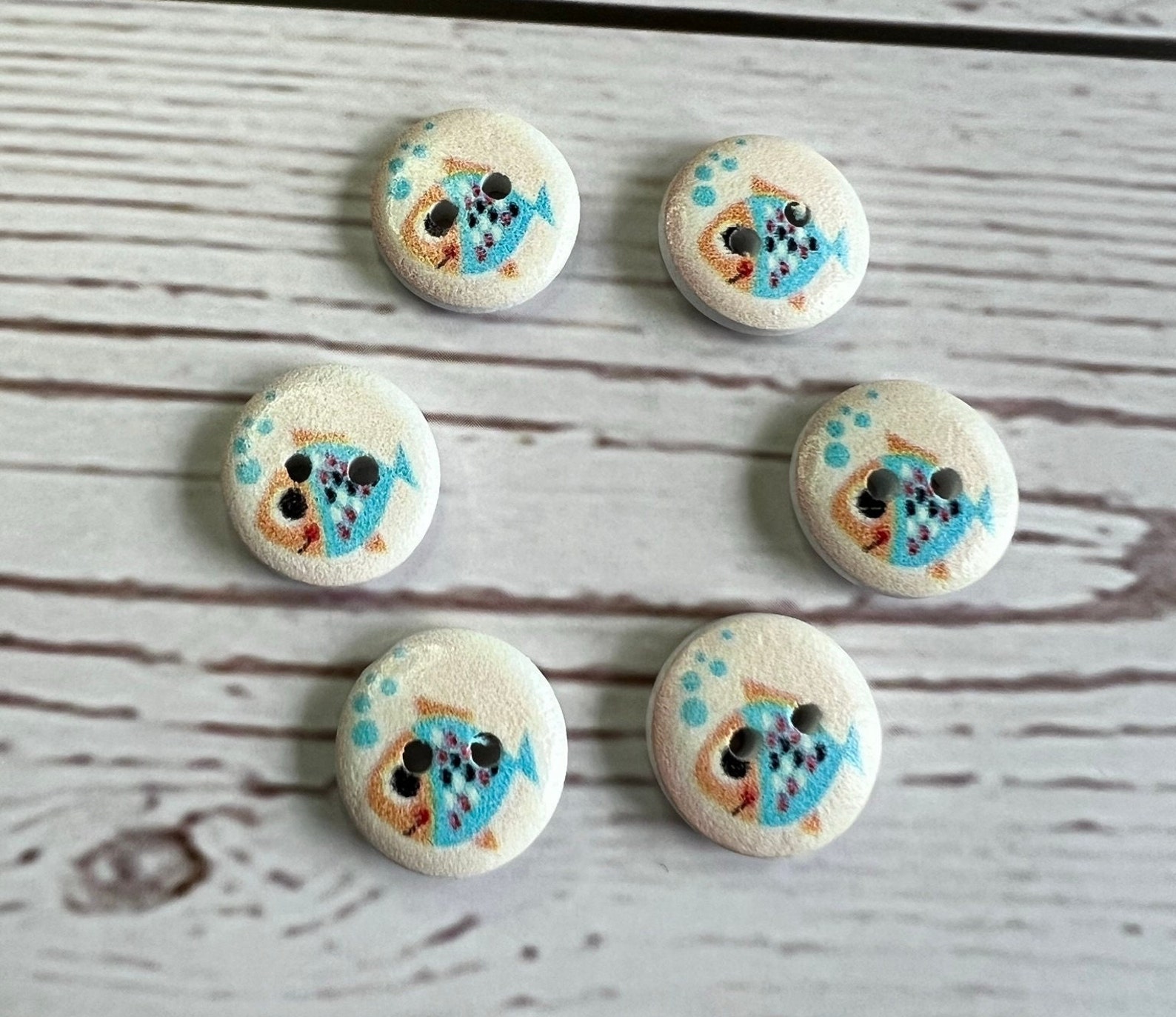 ANIMAL BUTTONS CUTIES 15mm Wood Button Adorable Animal - Etsy