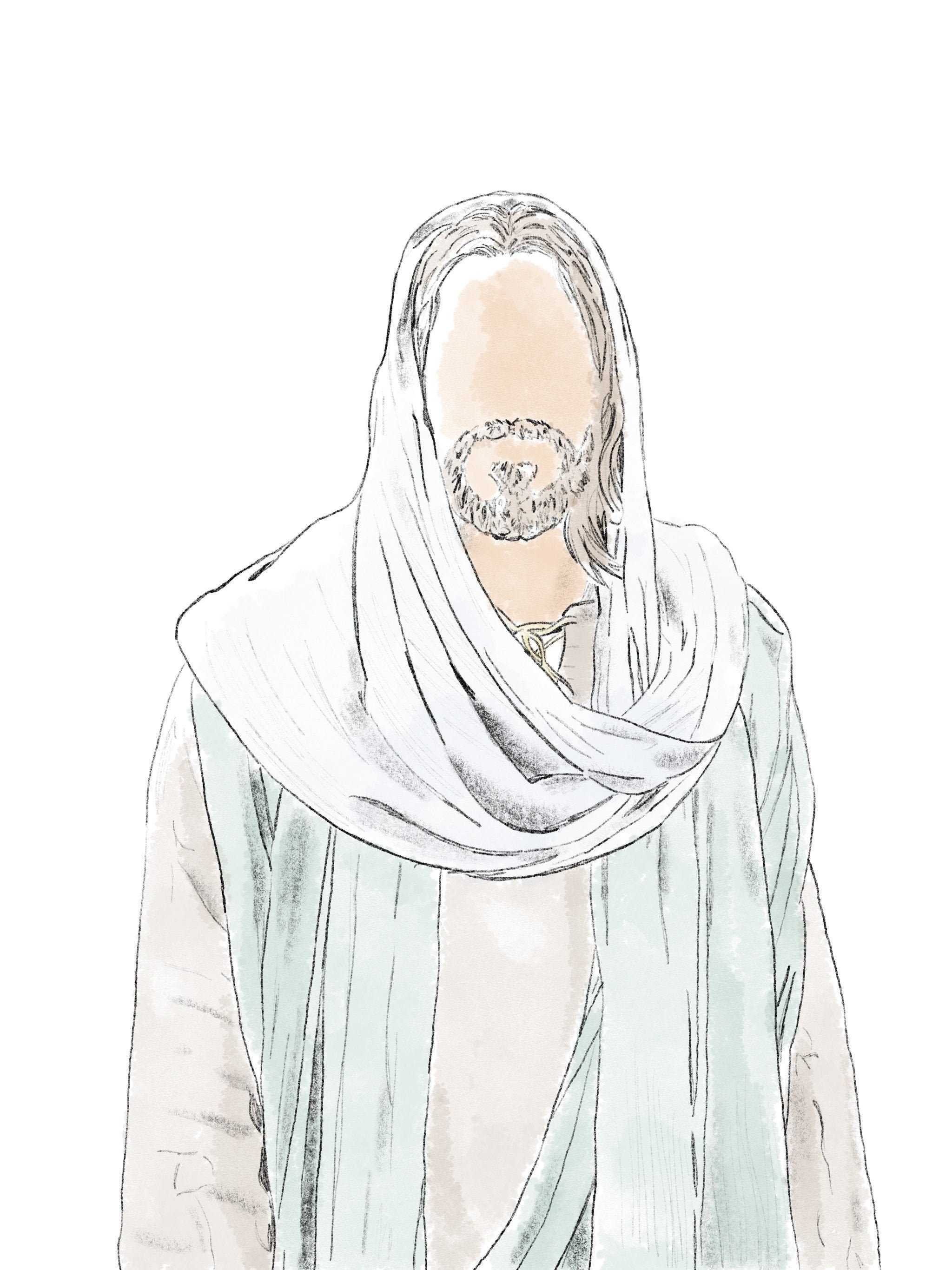 Jesus Christ, Peace, Digital Drawing, Watercolor, Jesus Picture, Savior ...