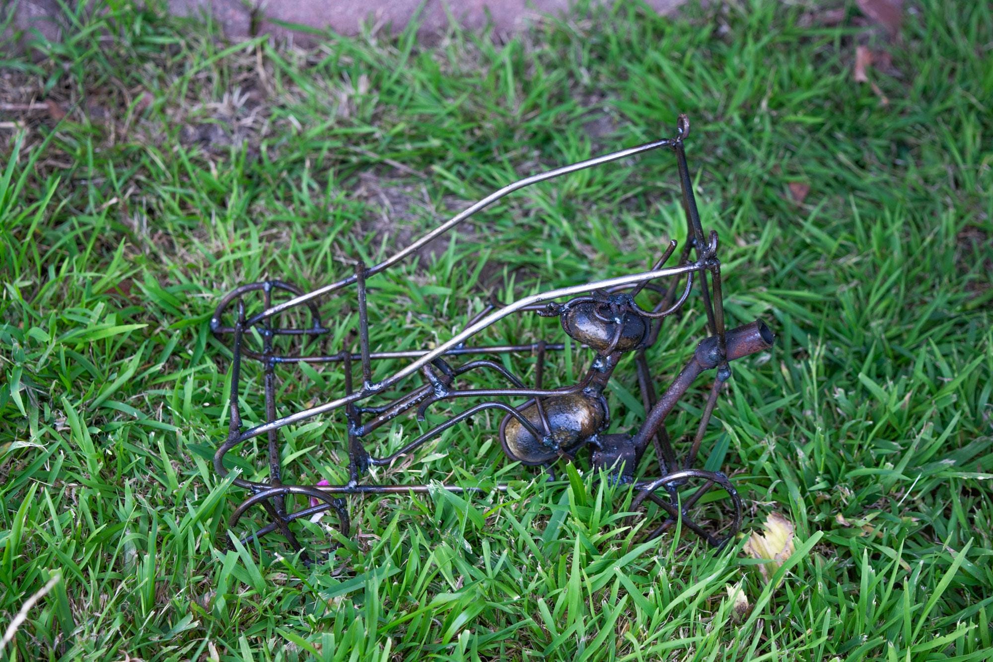 Ant Garden Decoration Riding a Car - Etsy