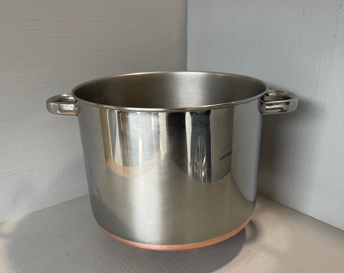 10 Quart Revere Ware Copper Bottom Stock Pot Without Lid. Patio Ware ...