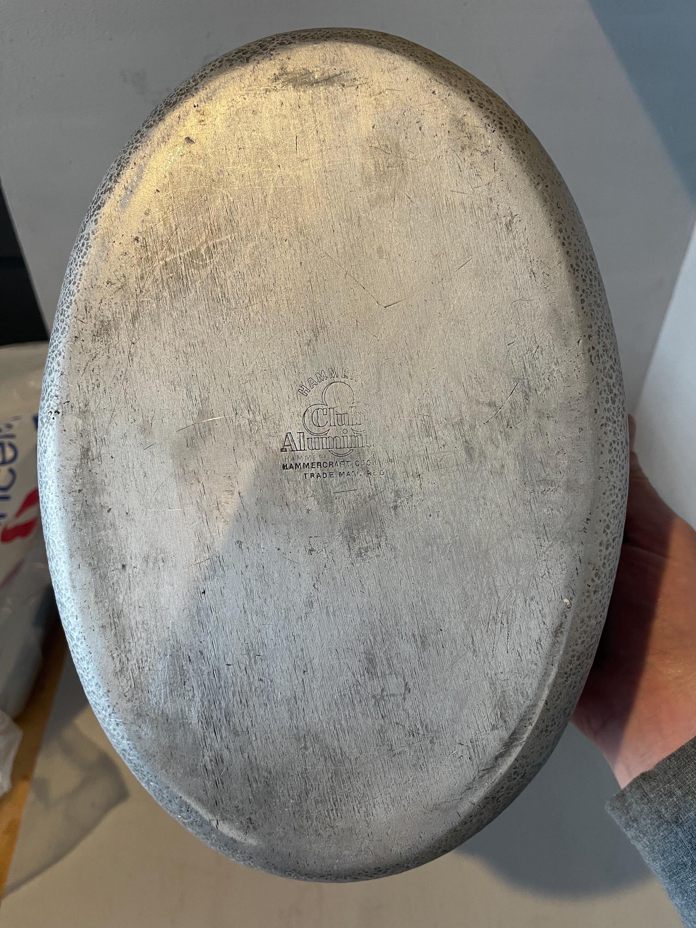 Vintage CLUB Hammercraft Aluminum Roasting Pan With Lid. - Etsy