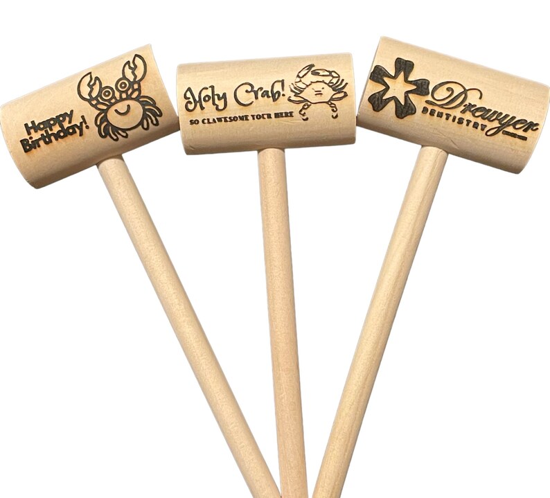 CUSTOM Engraved Crab Mallets - Etsy
