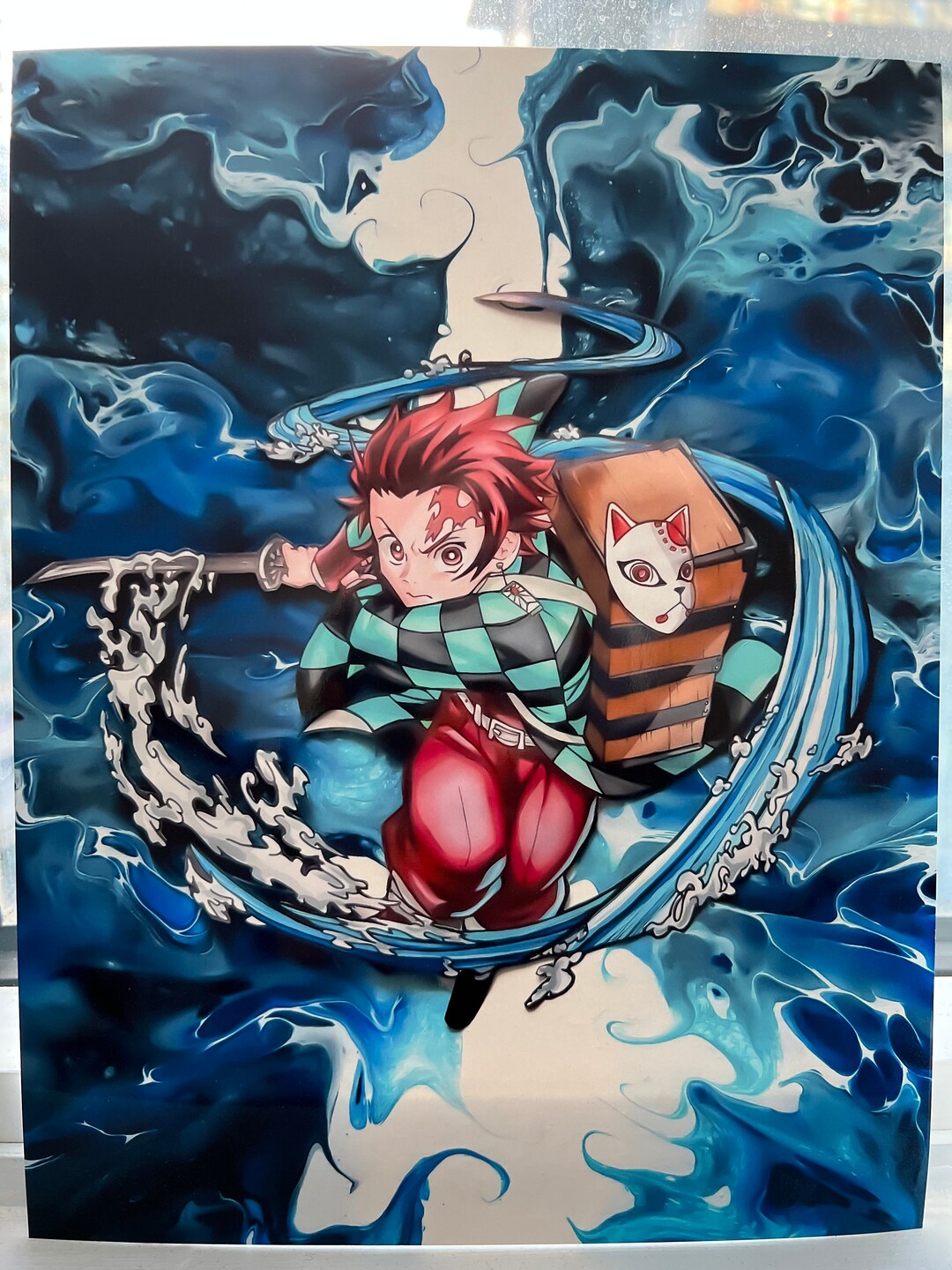 Art Print Water Swordsman - Etsy