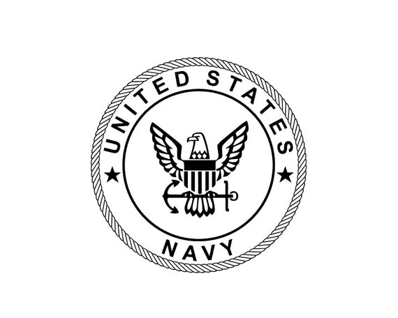 US Navy Logo Cut File Svg Dxf Png Jpeg | Etsy