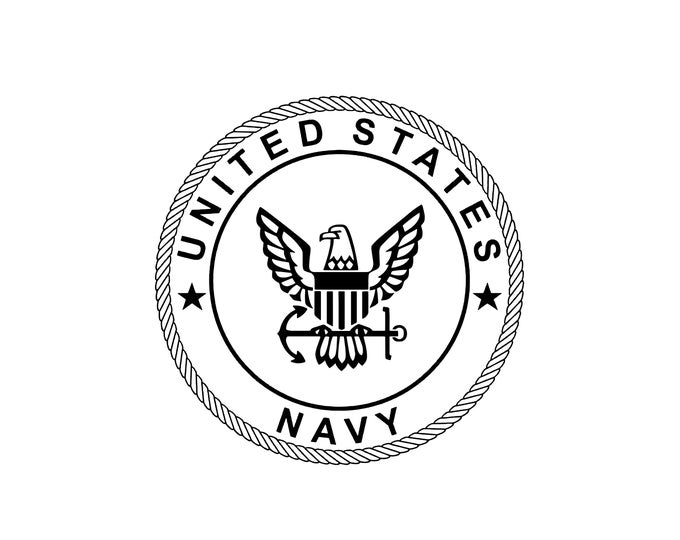 US Navy Logo Cut File Svg Dxf Png Jpeg - Etsy