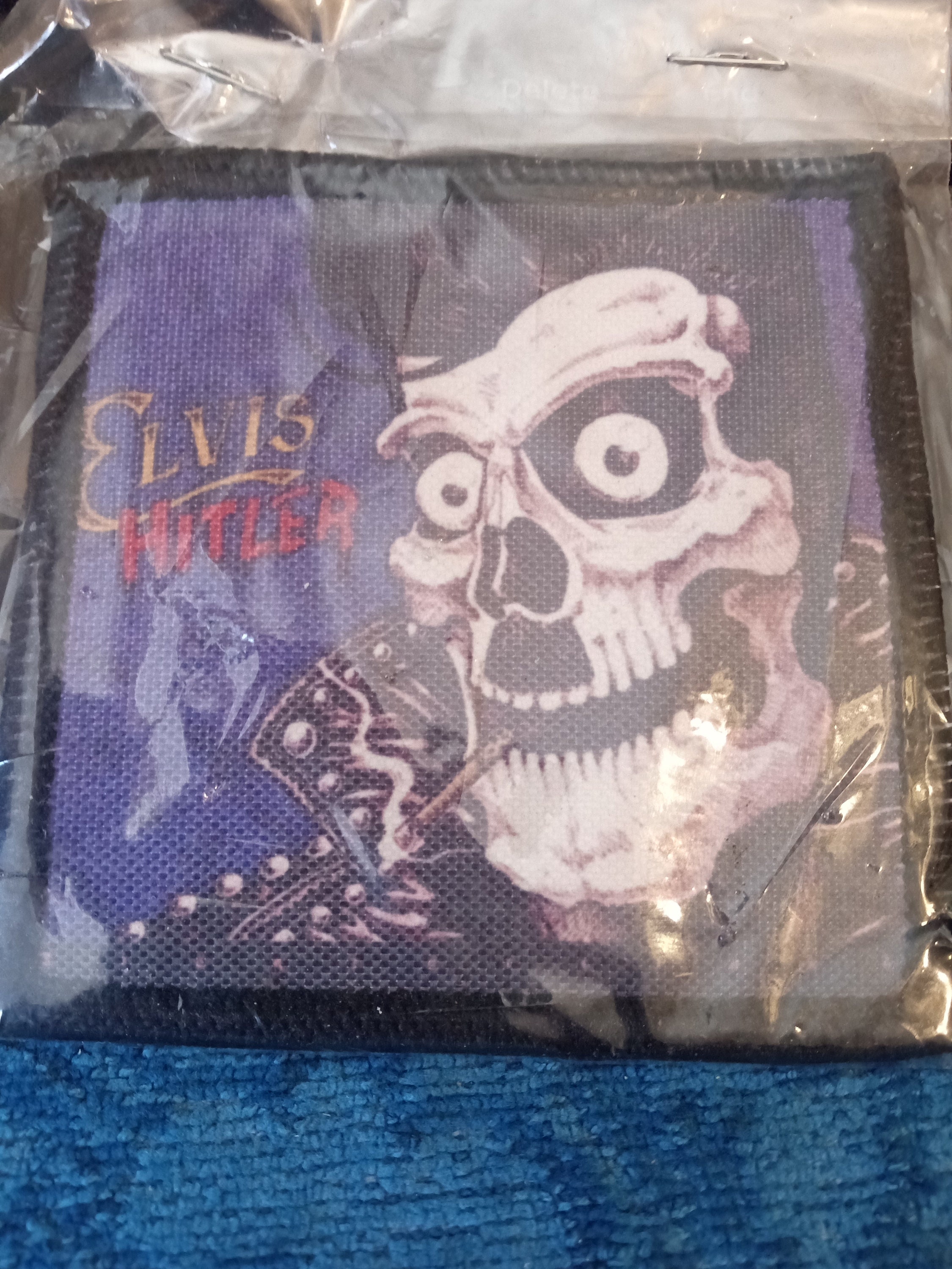 ELVIS HITLER Punk Rock / Psychobilly Band Sew-on Patch for Jacket ...