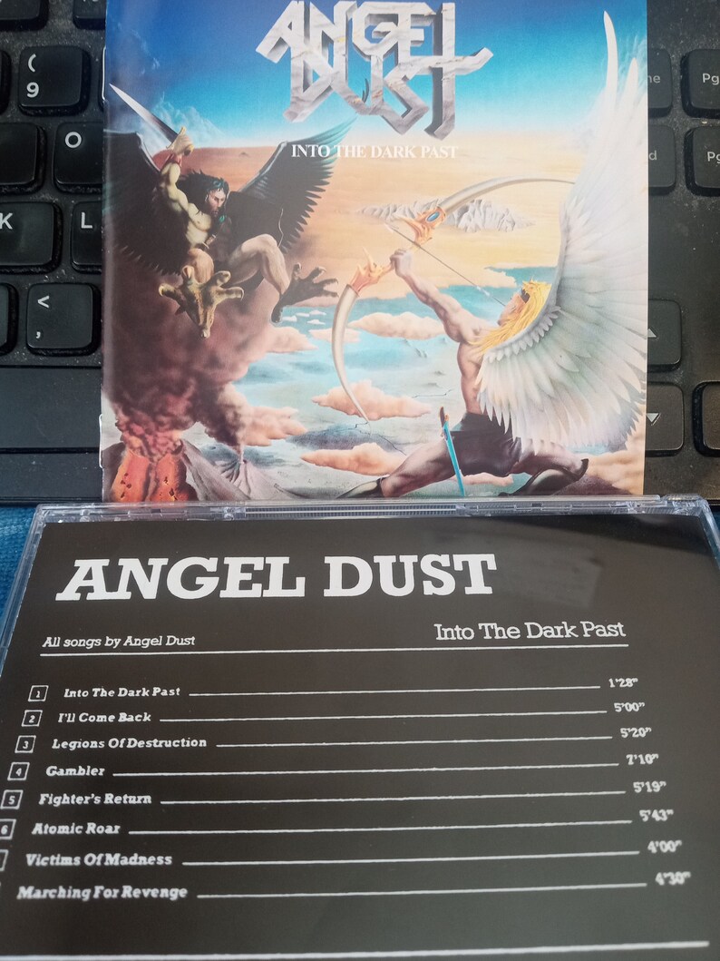 ANGEL DUST CD Into the Dark Past 1986 Rare Thrash Metal / Speed Metal ...