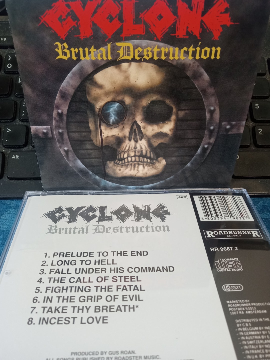 CYCLONE CD Brutal Destruction 1986 Rare Thrash / Speed Metal / Heavy ...