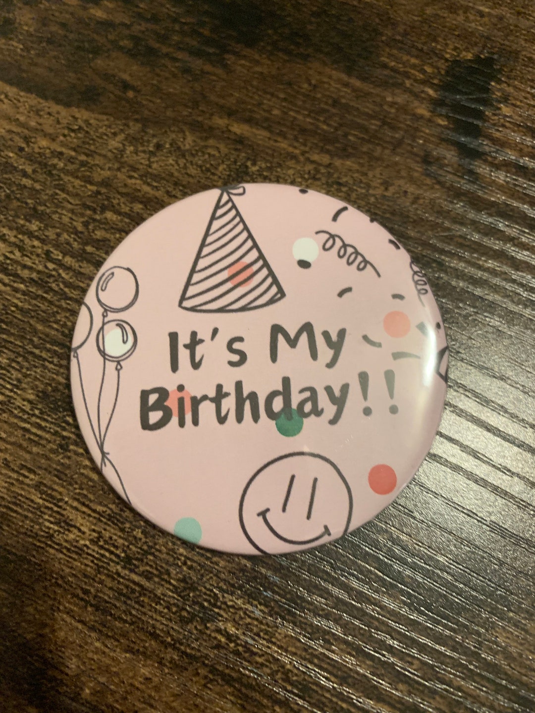 2.25 Birthday Buttons, Birthday Badges, Custom Buttons, Birthday Pin ...