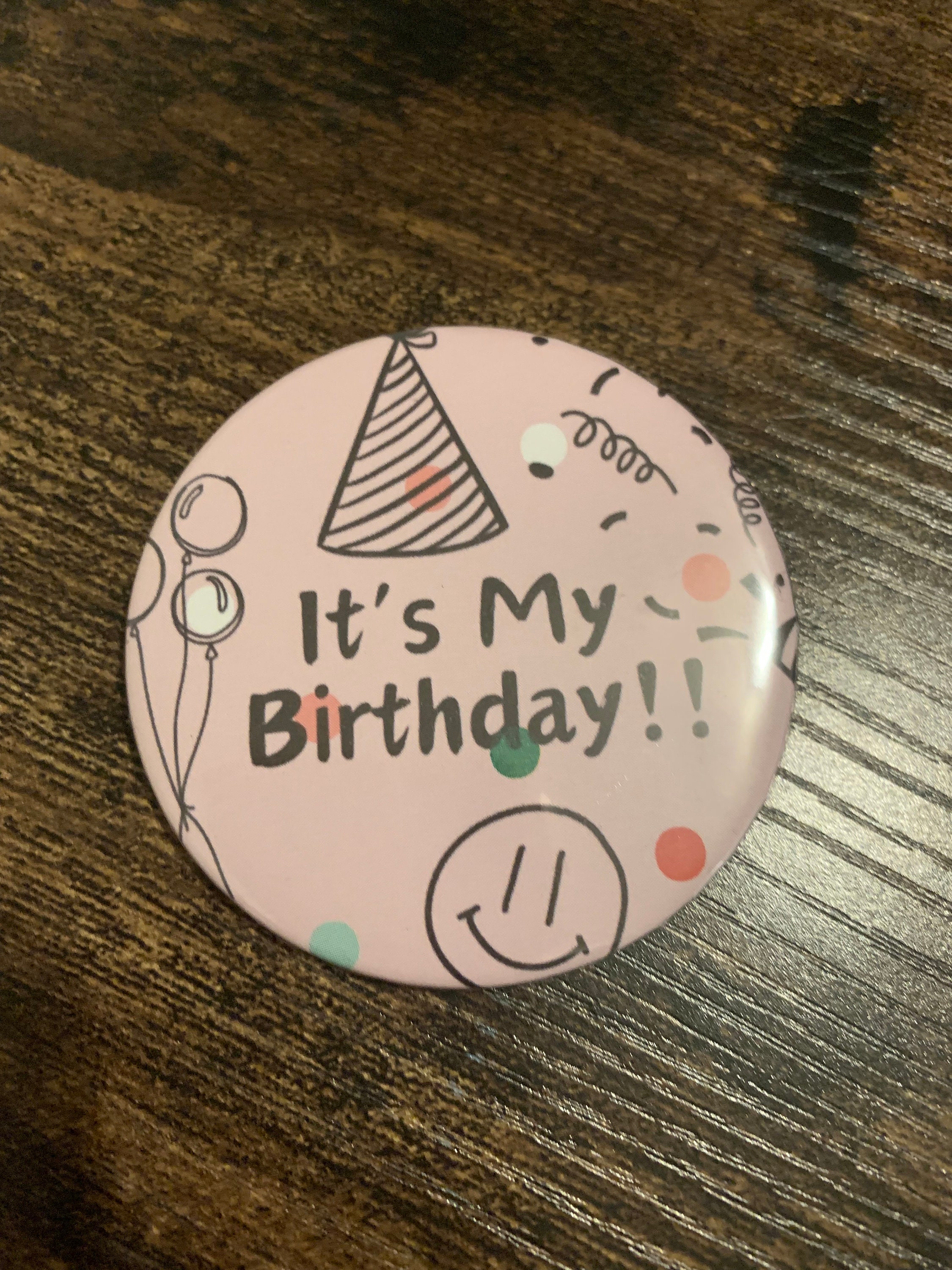 2.25 Birthday Buttons, Birthday Badges, Custom Buttons, Birthday Pin ...
