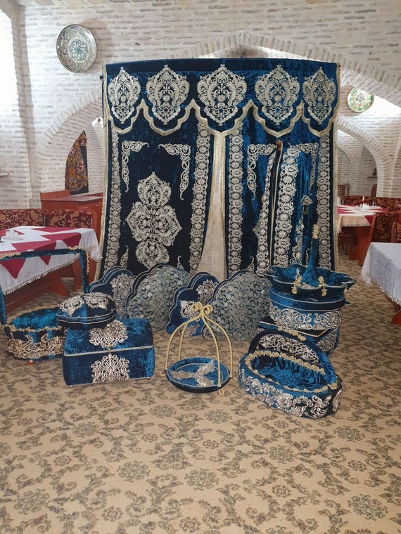 Paranji bukhara Burqa Tajik Traditional Gold Embroidery | Etsy