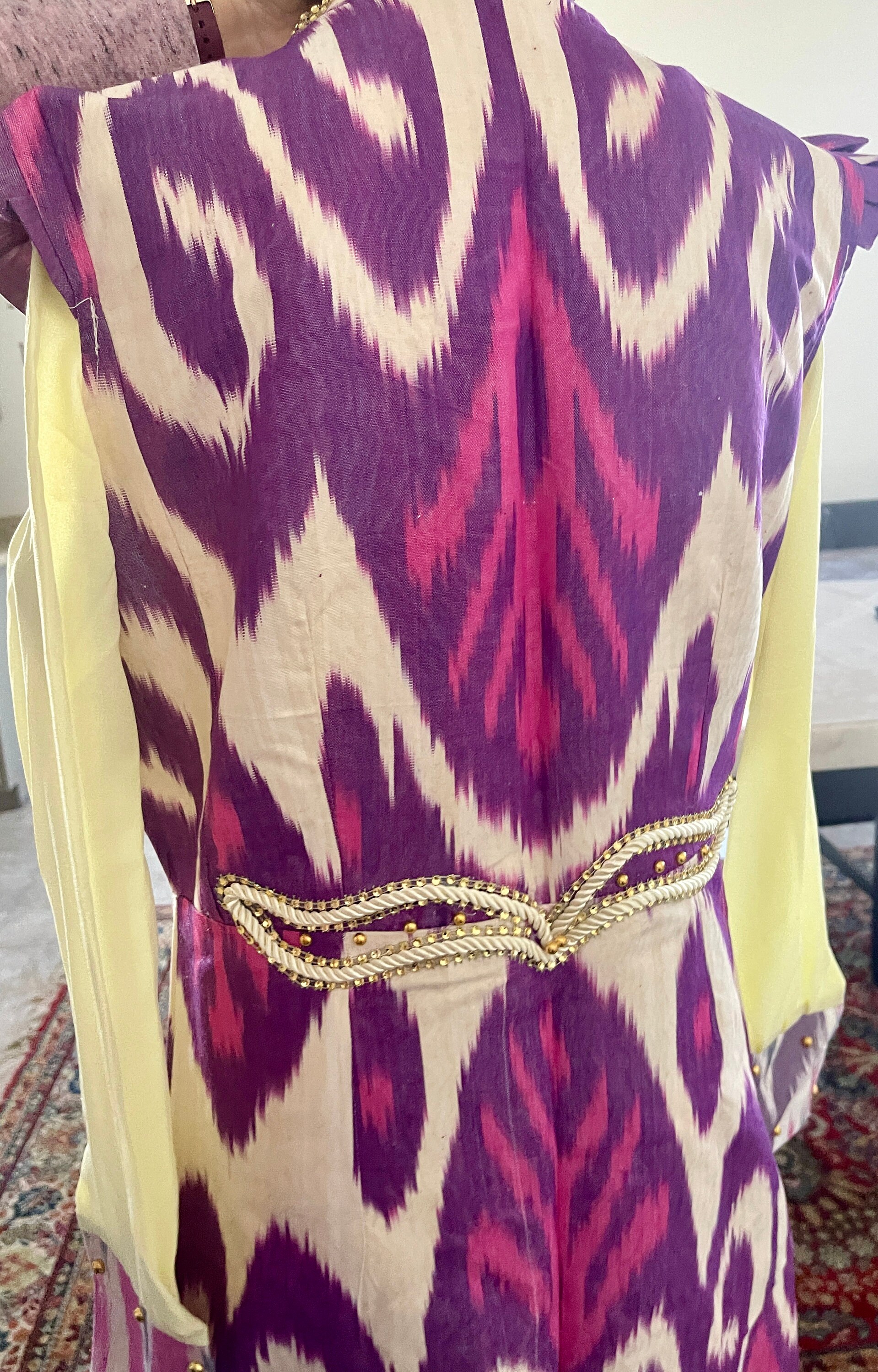 Traditional Uzbek Adras Dress (2 Set) - Etsy