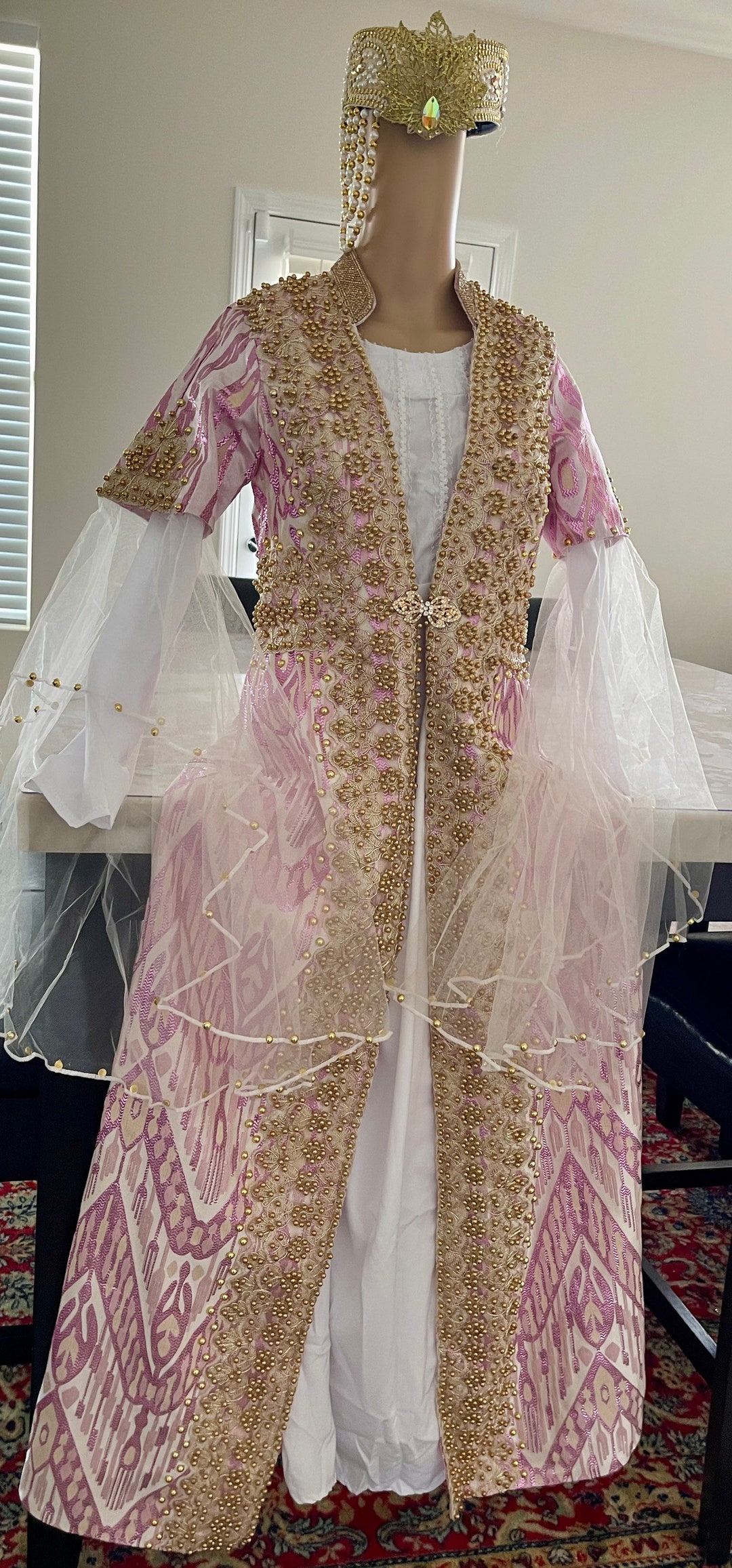 Gold Pinky Uzbek Dress - Etsy