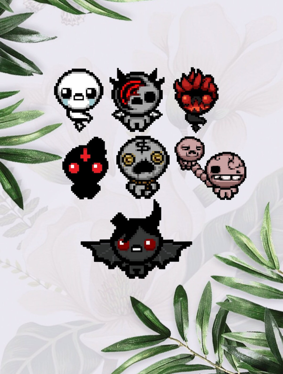 The Binding of Isaac Character Sticker | the Lost, Tainted Apollyon ...