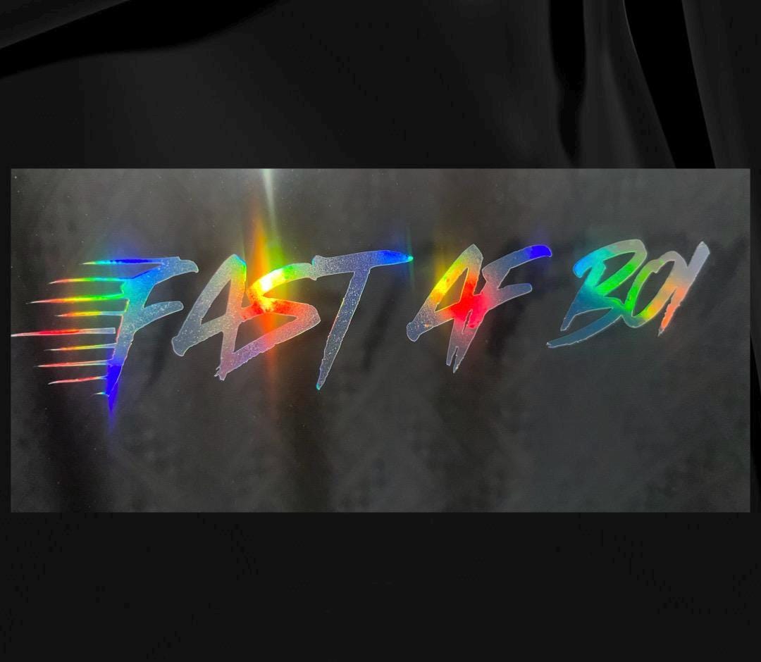 FAST AF BOI Decal/ Fast Af/ Race Car Decal/ Car Sticker/ Fast Af Boi ...