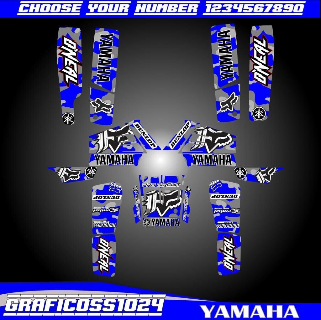 Yamaha Banshee 350ATV Full Graphics Kit Yamaha Vinyl Decals - Etsy