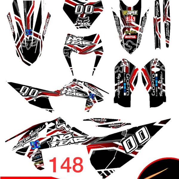 Motocross Decals - Etsy