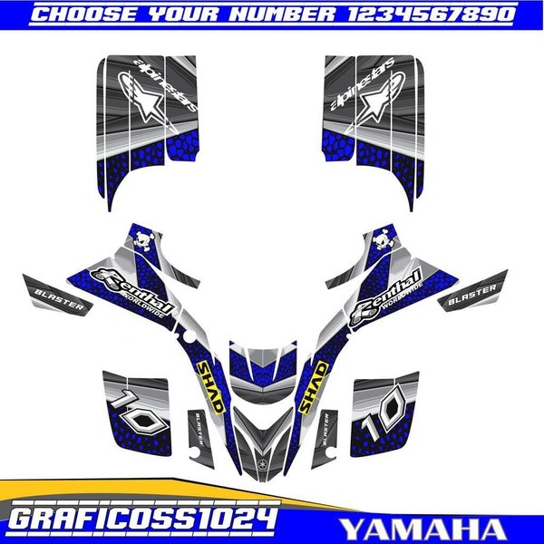 Yamaha Blaster Decal - Etsy