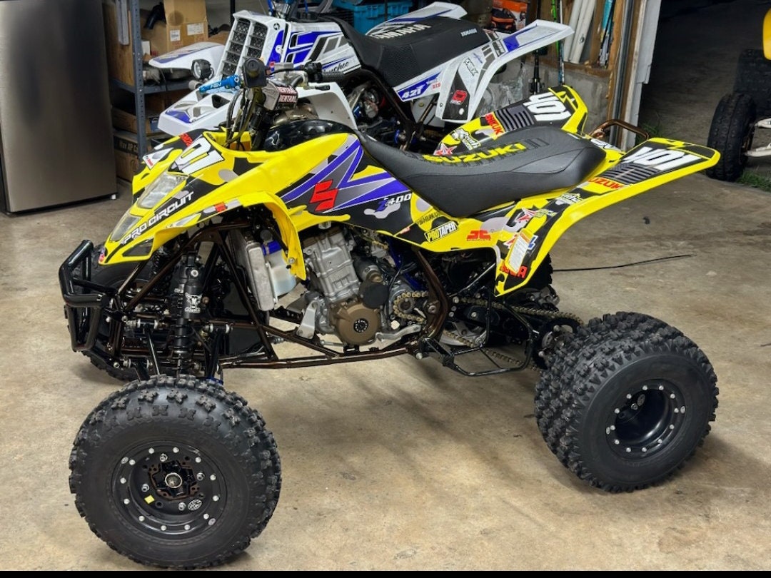 LTZ 400 Suzuki Wrap Graphics Stickers Kit Decals Atv Quad 2003 2004 ...