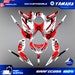 Fits Yamaha Raptor 700R Graphics Kit 2006 2007 2008 2009 2010 2011 2012 ...