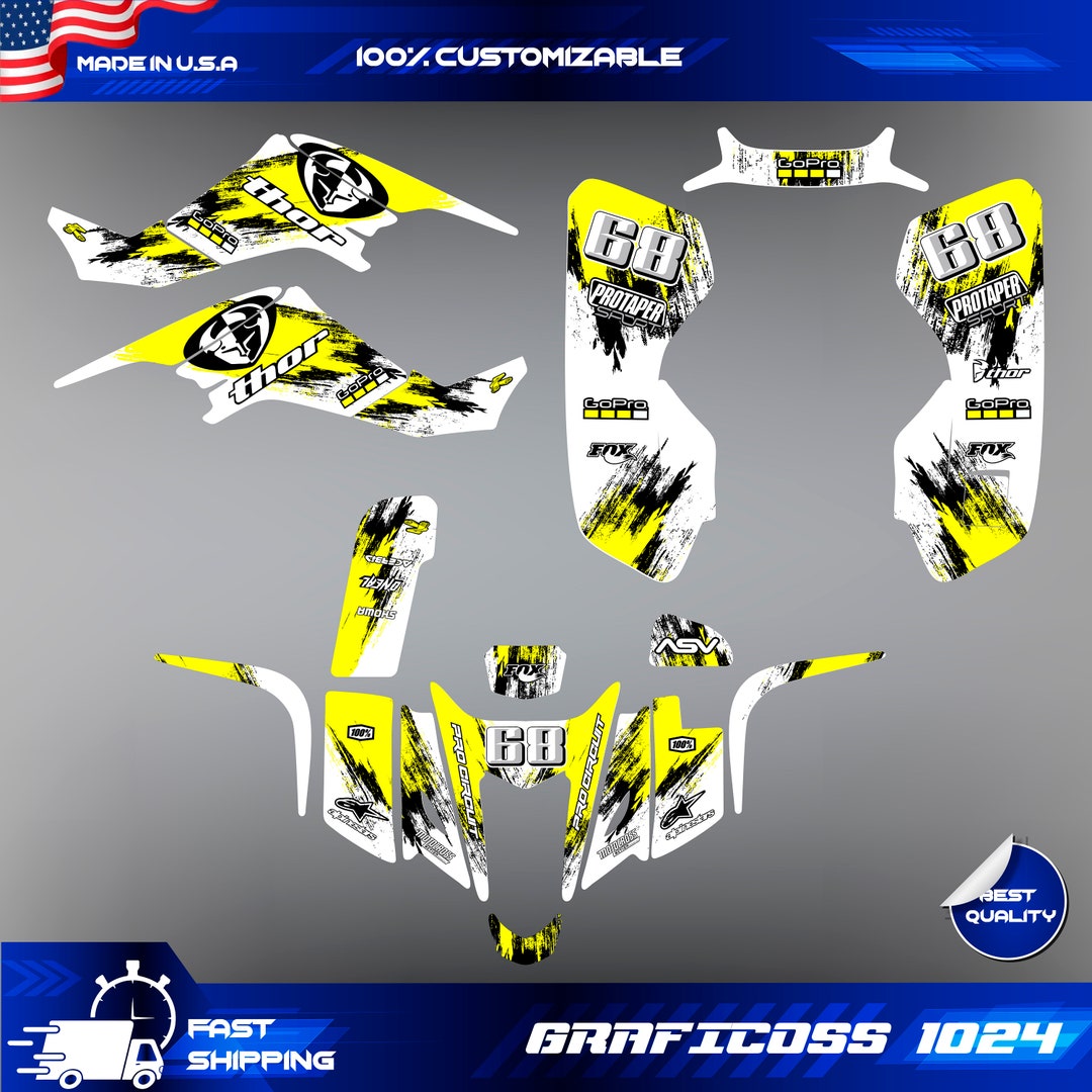 LTZ 400 Suzuki Wrap Graphics Stickers Kit Decals Atv Quad 2003 2004 ...