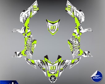 Yamaha YFZ 450 Graphics Kit 2009-2013 Stickers Decals Kit 2010 2011 ...
