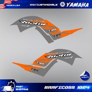 Yamaha Raptor 700 700R Graphics Kit 2013 2014 2017 to 2025 Decals ...