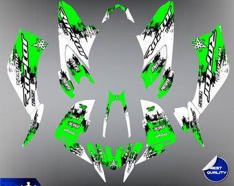 Graphic Kit ATV Graphics Decals Kit for Yamaha Raptor 125 All Years - Etsy