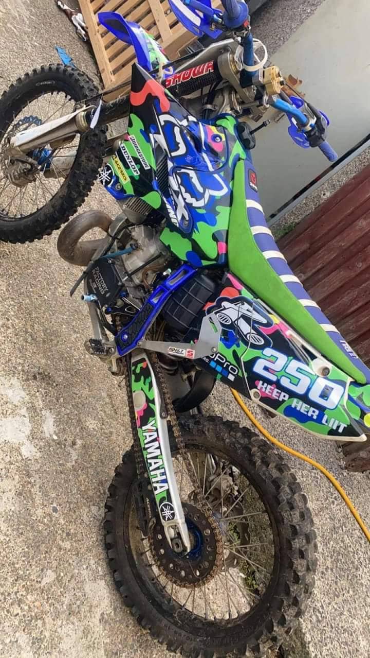 Yamaha YZ 125 250 Graphics Full Kit 2015-2020 Yamaha Vinyl Decals ...