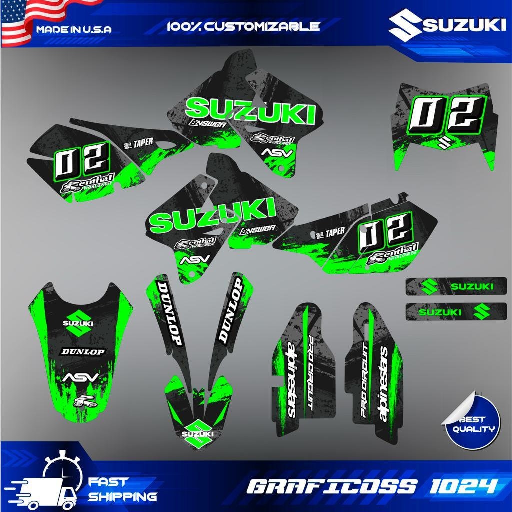 Suzuki DRZ400SM Drz400s 400 DRZ400SE Kit Graphics Decals - Etsy