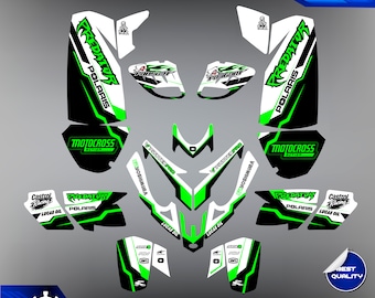 Polaris Predator 500 Graphics Full Decals Stickers Kit Atv| Polaris ...
