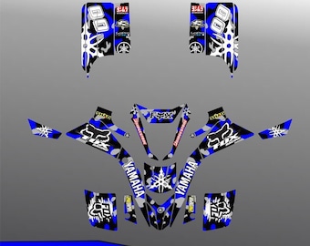 Yamaha BLASTER YFS200ATV Quad Graphics Full Kit ATV Quad Vinyl Decals ...