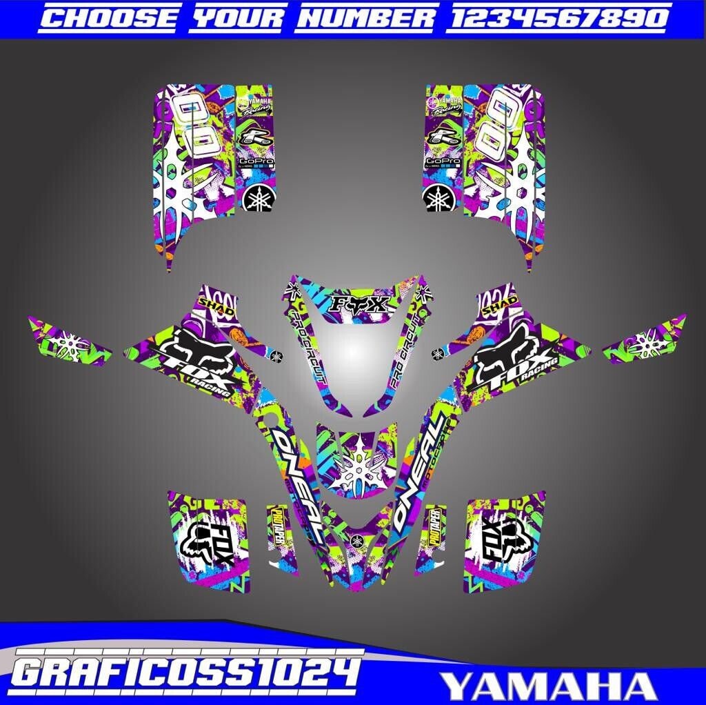 Yamaha Blaster YFS200ATV Quad Graphics Full Kit | ATV Quad Vinyl Decals ...