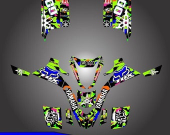Yamaha BLASTER YFS200ATV Quad Graphics Full Kit ATV Quad Vinyl Decals ...