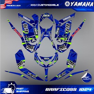 Yamaha RAPTOR 700 2013-2023 Full Graphics Kit | Sport ATV Decals ...