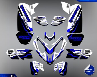 Polaris Predator 500 Graphics Full Decals Stickers Kit Atv| Polaris ...