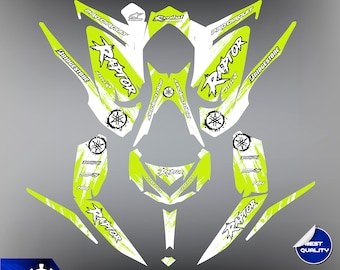 Yamaha Raptor 700 700R Graphics Kit 2013 2017 2022 to 2024 Decals ...
