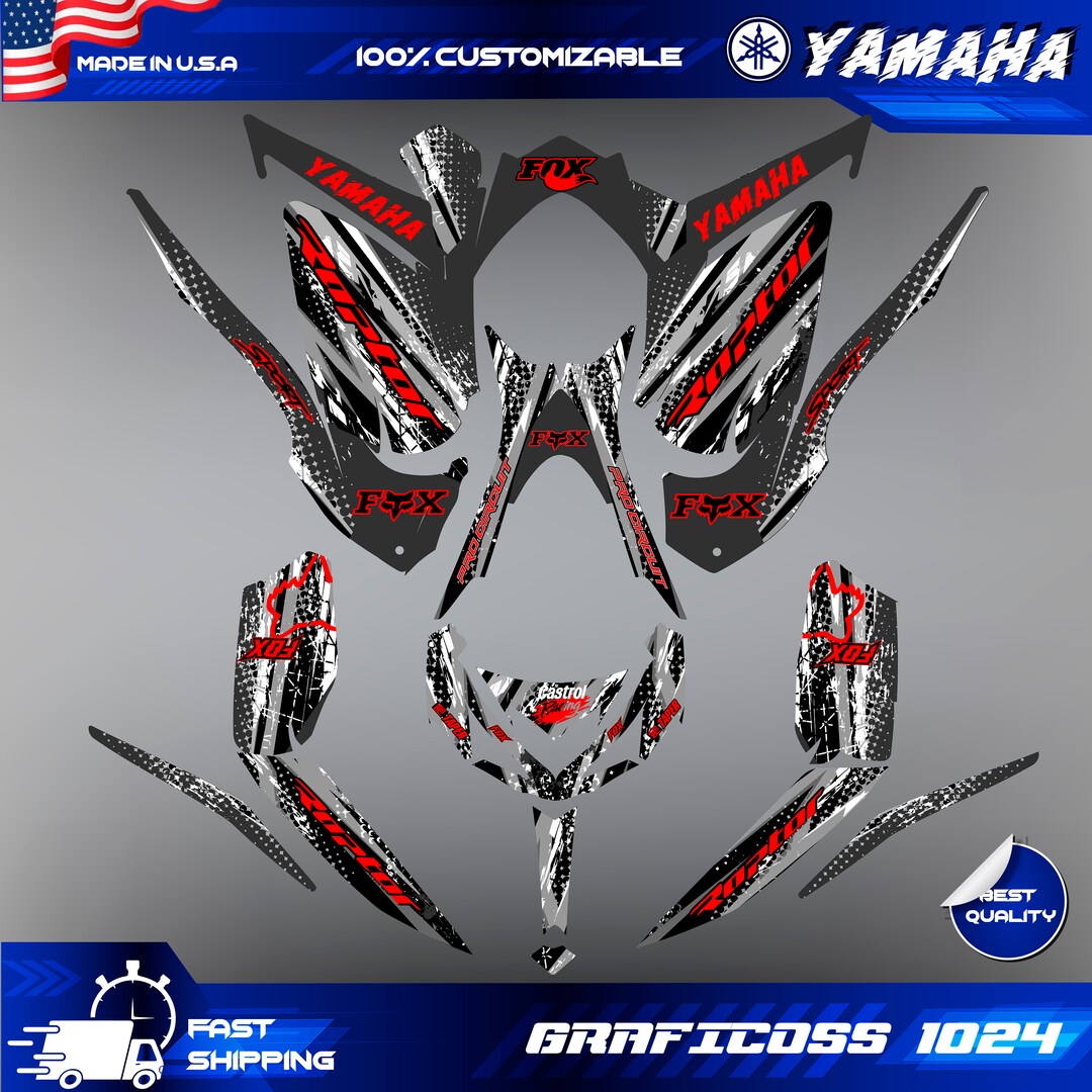 Yamaha Raptor 700 700R Graphics Kit 2013 2014 2017 to 2023 - Etsy