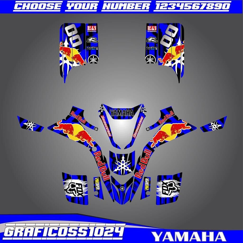 Yamaha BLASTER YFS200ATV Quad Graphics Full Kit ATV Quad Vinyl Decals ...