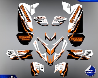 Polaris Predator 500 Graphics Full Decals Stickers Kit Atv| Polaris ...