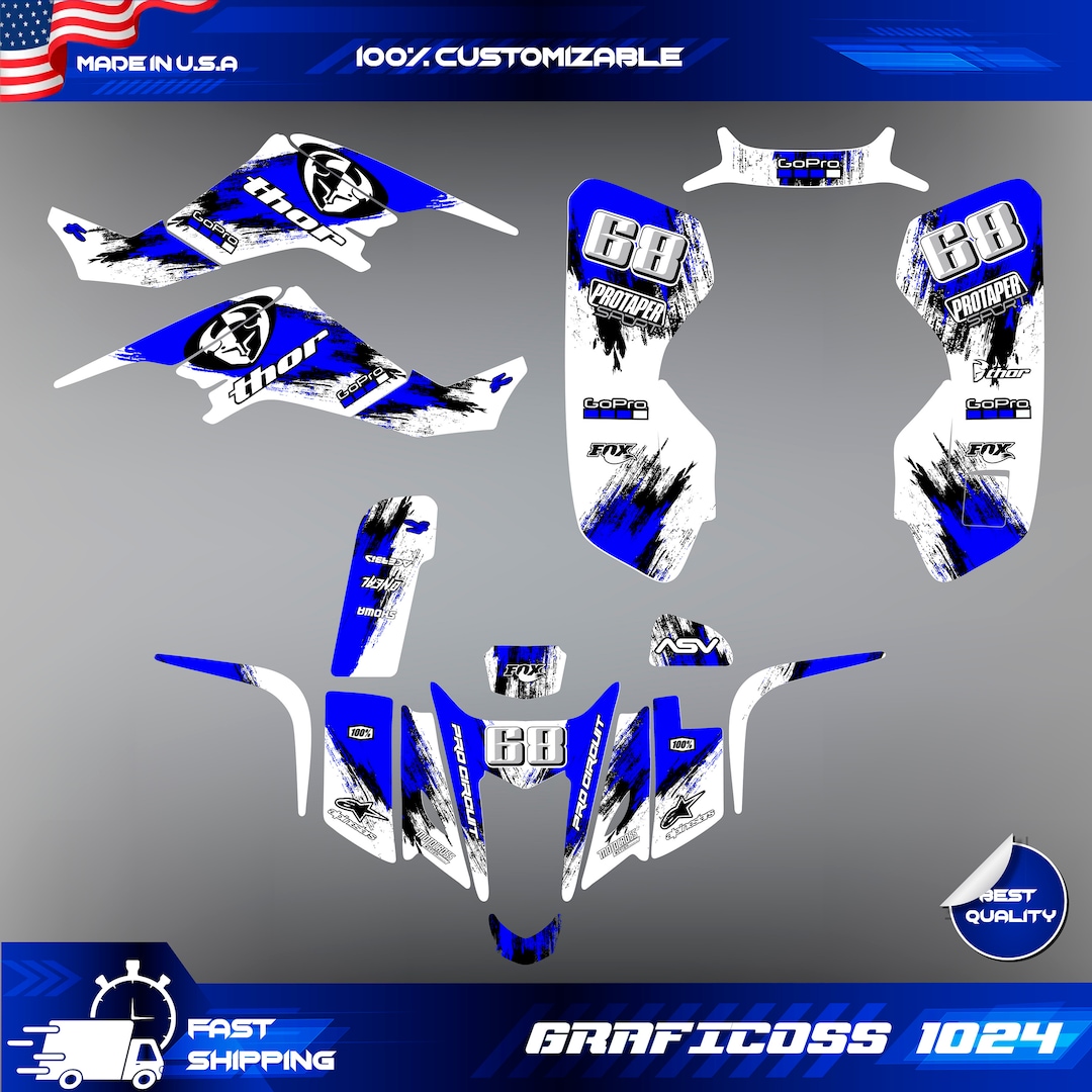 LTZ 400 Suzuki Wrap Graphics Stickers Kit Decals Atv Quad 2003 2004 ...