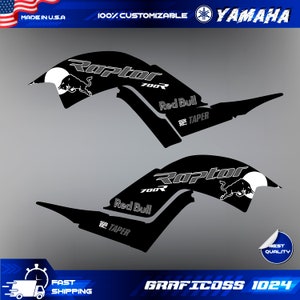 Yamaha Raptor 700 700R Graphics Kit 2013 2014 2017 to 2025 Decals ...